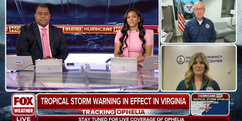 Virginia In State Of Emergency As Tropical Storm Ophelia Impacts East