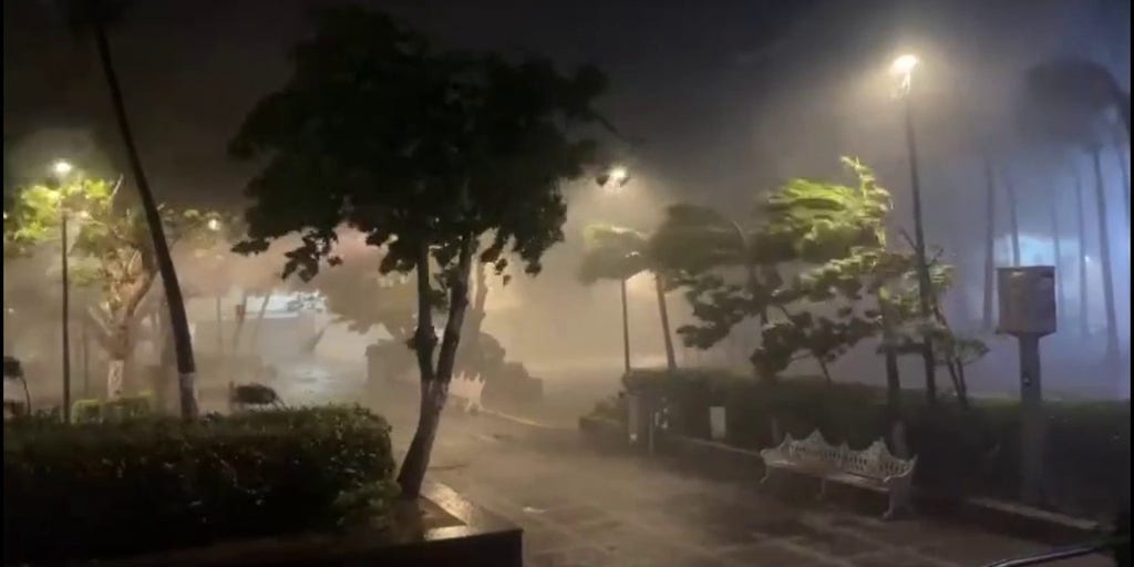 Watch: Hurricane Lidia slams Puerto Vallarta with destructive winds ...