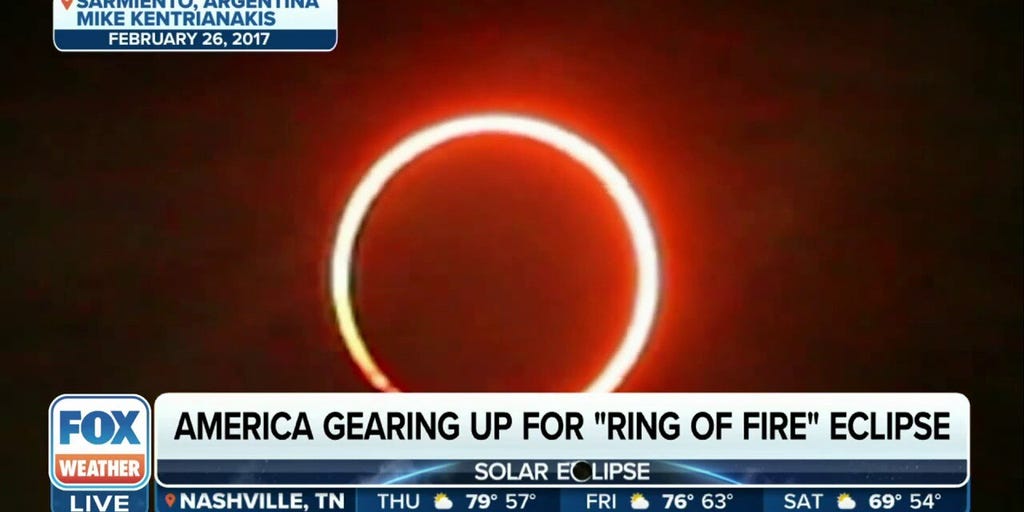 Annular eclipse: Even if you are not in the 'ring of fire' path you can ...