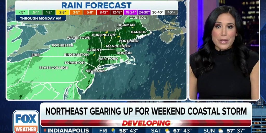 Northeast in for another weekend coastal storm | Latest Weather Clips ...
