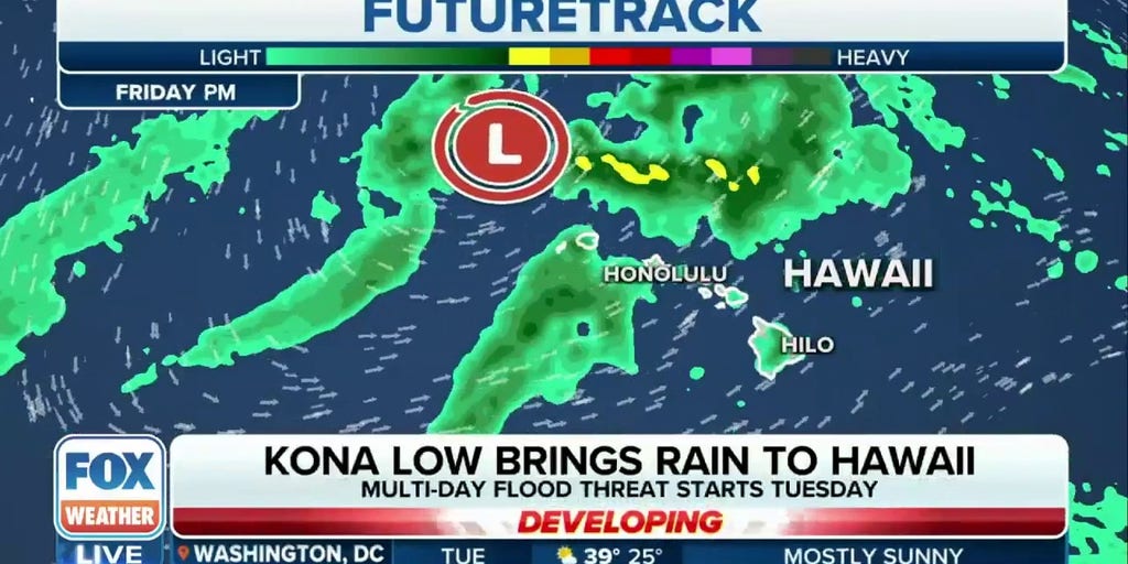 Rain days for paradise: Kona Low brings threat of flooding and snow to ...