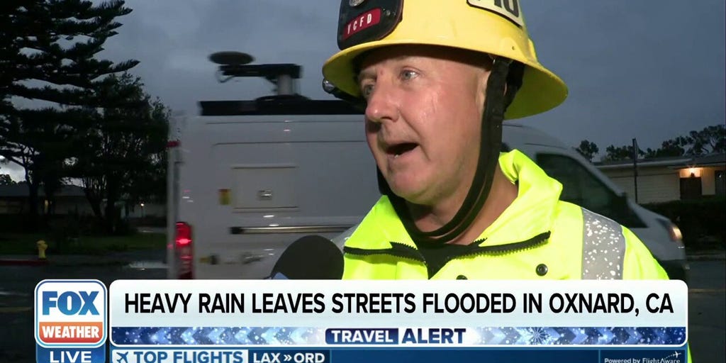 Heavy rain leaves streets flooded in Oxnard, California | Latest ...