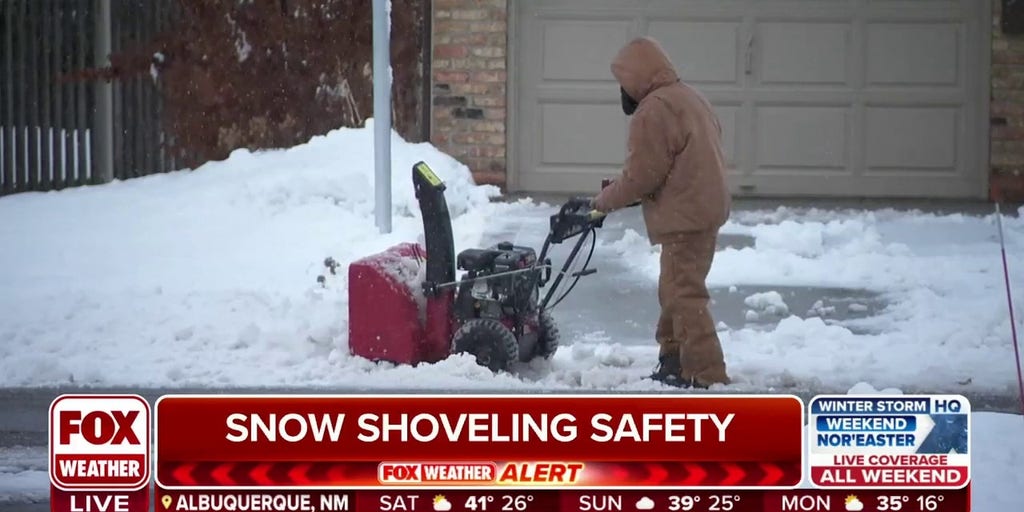 Reminders of snow shoveling safety during blizzard event | Latest ...