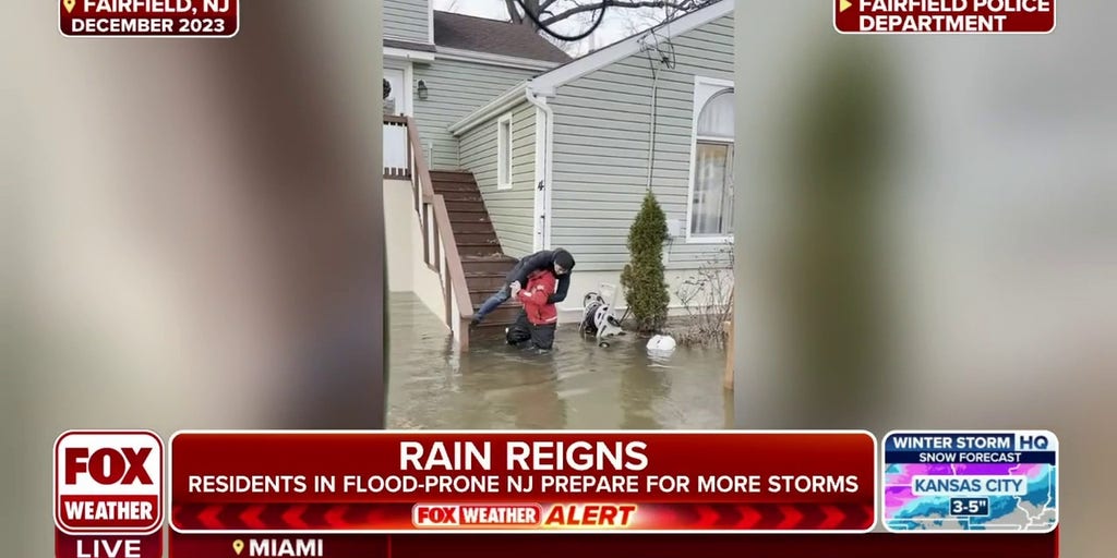 Fairfield, New Jersey police prepare for water rescues during flooding ...