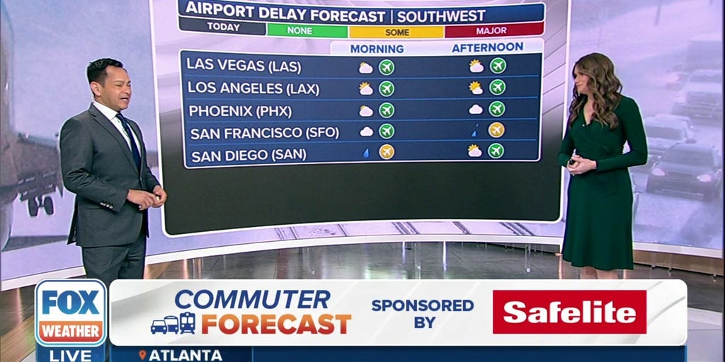 FOX Weather commuter forecast: How travel conditions look across the US ...
