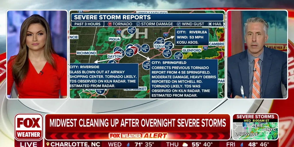 Severe thunderstorms slam Ohio Valley with wind damage, possible ...