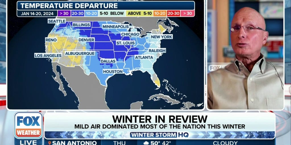 Winter comes to an end as one of warmest on record in North America ...