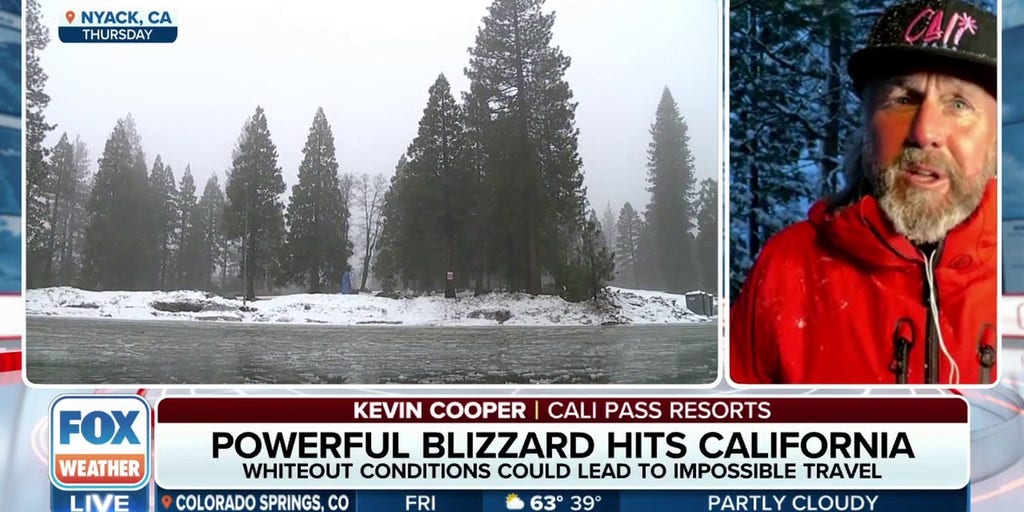 Powerful blizzard hits California, bringing feet of snow and strong ...
