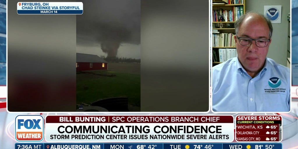 NOAA's Storm Prediction Center monitoring severe storm potential ...