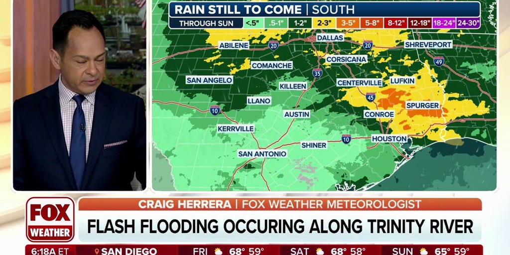 Flood watches, warnings in effect as torrential rain pounds parts of ...