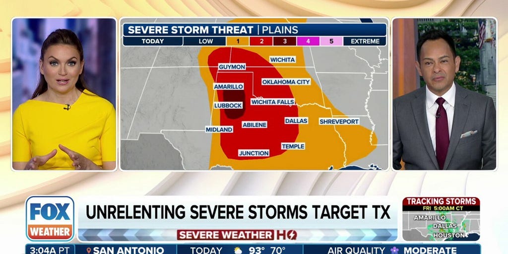 Unrelenting severe storms target Texas | Latest Weather Clips | FOX Weather