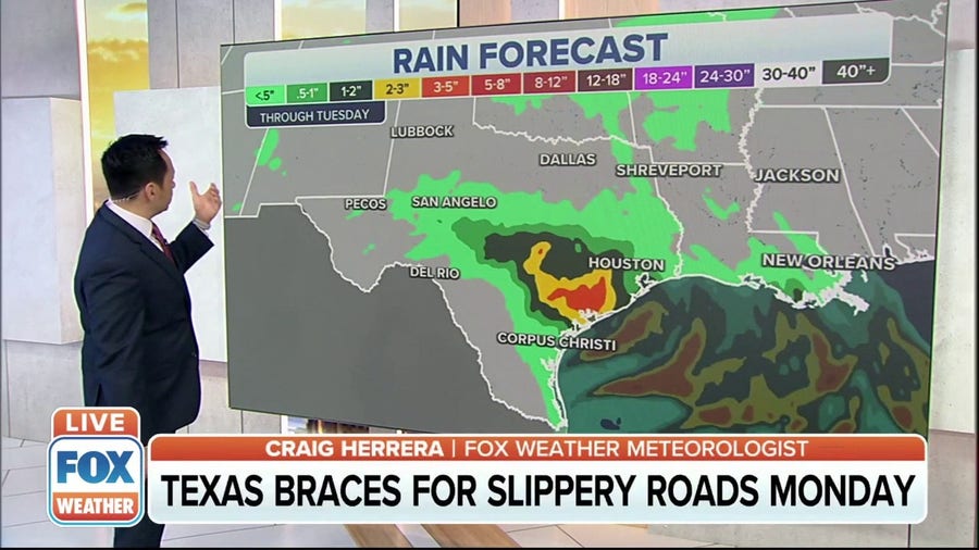 Flash Flood Threat For Texas Latest Weather Clips Fox Weather