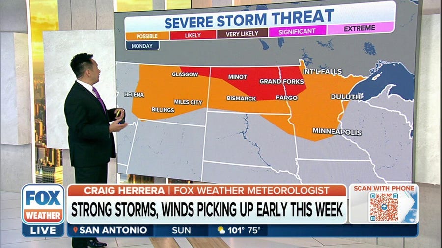Strong To Severe Thunderstorms To Rumble Across The Plains Midwest