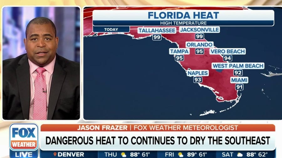 Excessive Heat Warnings In Place For Florida Thursday Latest Weather