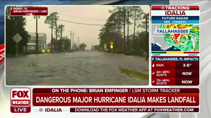 Hurricane Idalia Slams Into Keaton Beach Florida Latest Weather