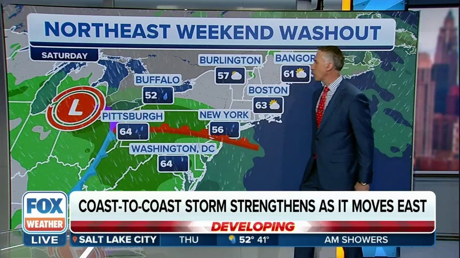 Northeast May Be Spared From Another Weekend Washout Despite Coastal
