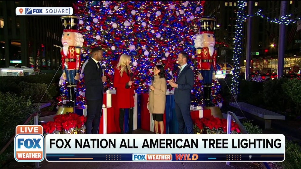 Fox Nation All American Tree Lighting | Latest Weather Clips | FOX Weather