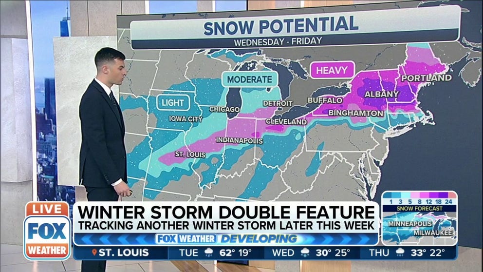 Powerful midweek storm could bring snow and ice to the Central US ...