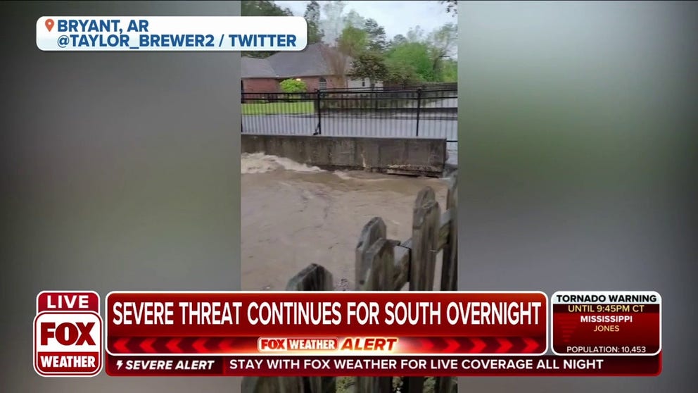 Watch: Extensive flooding in Bryant, Arkansas | Latest Weather Clips ...