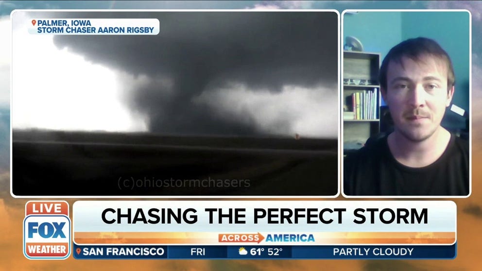 Storm chaser on capturing the perform storm: 'Your adrenaline is going ...