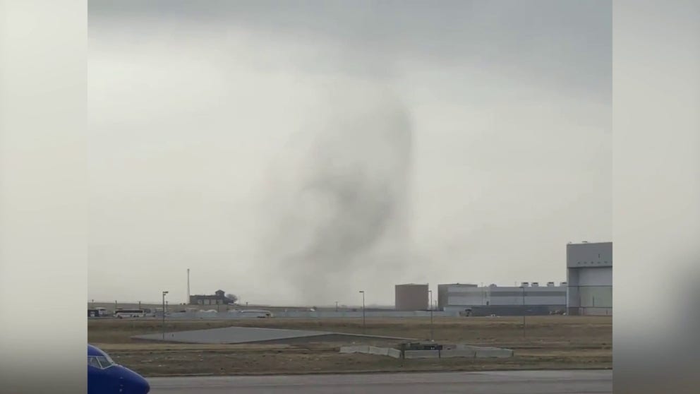 Watch: Gustnado spotted at Denver International Airport | Latest ...