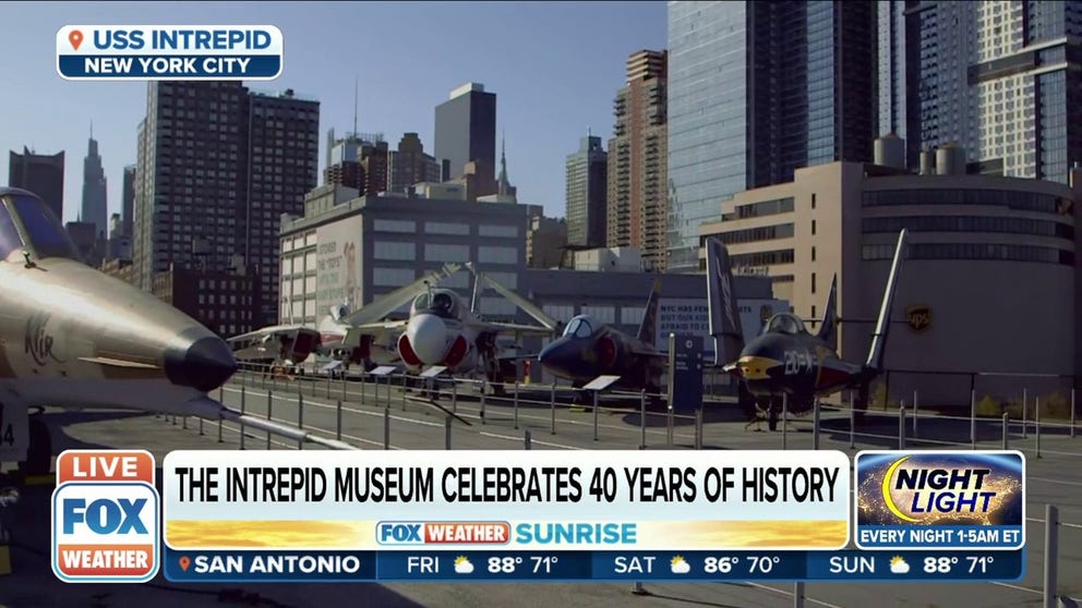 The Intrepid Museum celebrates 40 years of history | Latest Weather ...