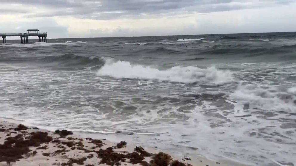 High surf, strong currents at Alabama beach | Latest Weather Clips ...