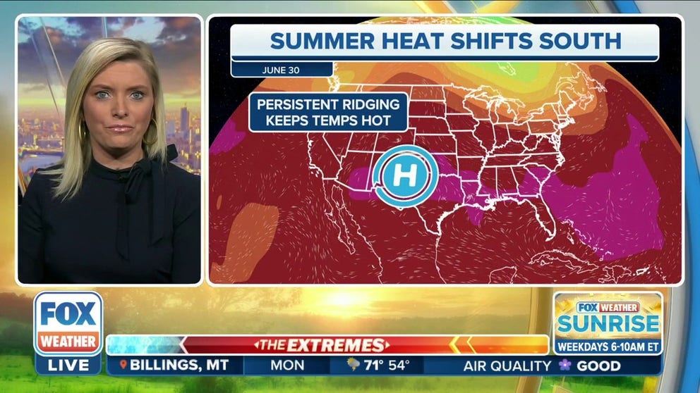 Dangerous heat continues from central US to Southeast in the week ahead ...