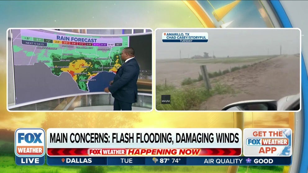 Tropical moisture to bring heavy rain and thunderstorms across Texas ...