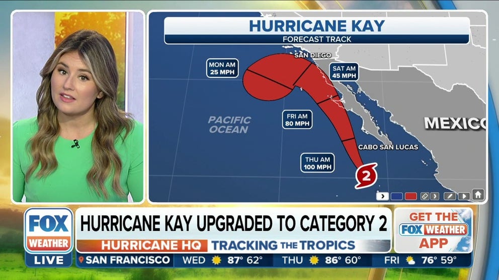 Hurricane Kay could bring significant amount of rain to Southern ...