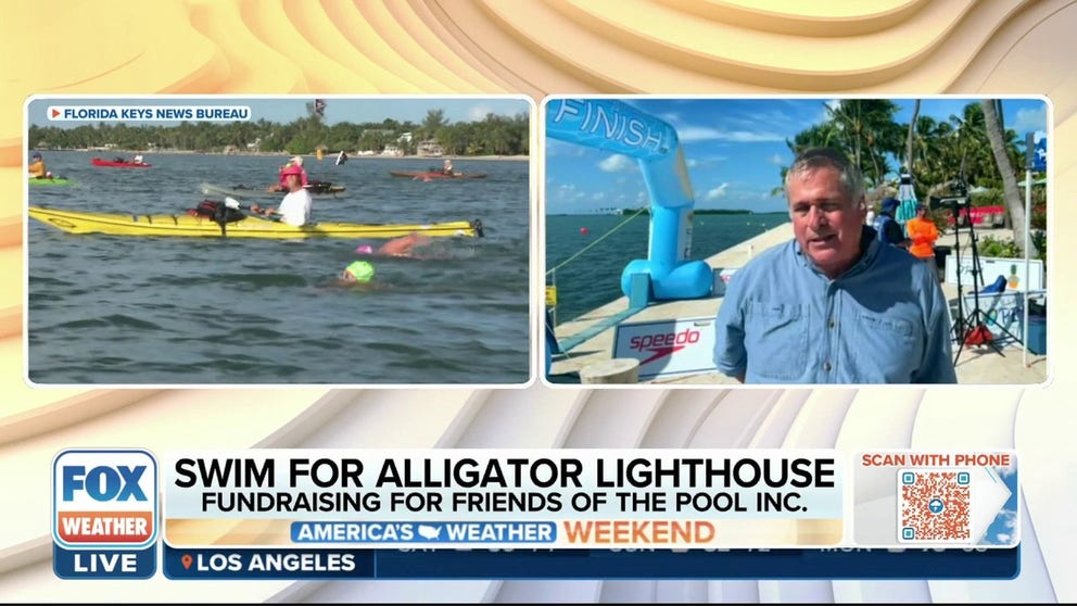 Hundreds compete in 8-mile Swim for Alligator Lighthouse in Florida ...