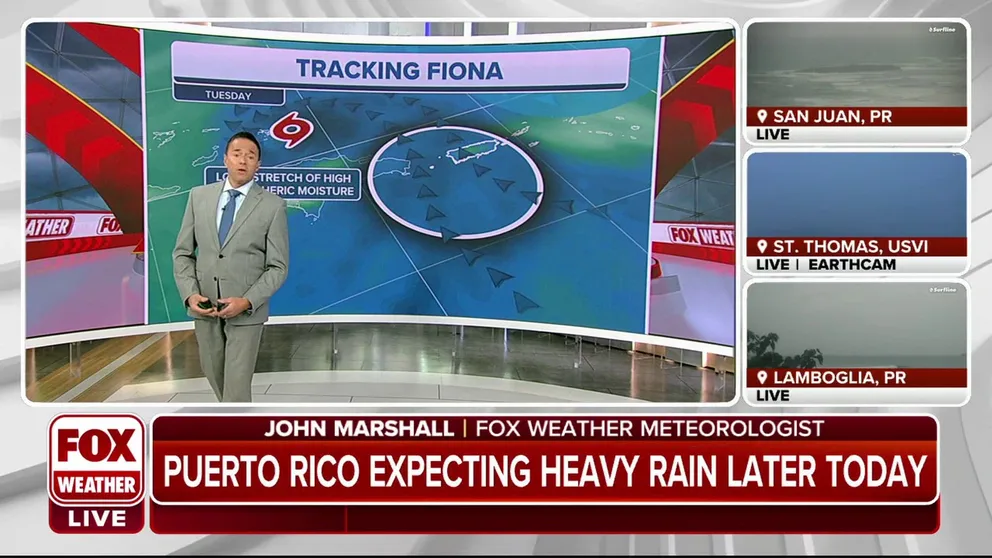 Puerto Rico expecting heavy rain later on Saturday | Latest Weather ...