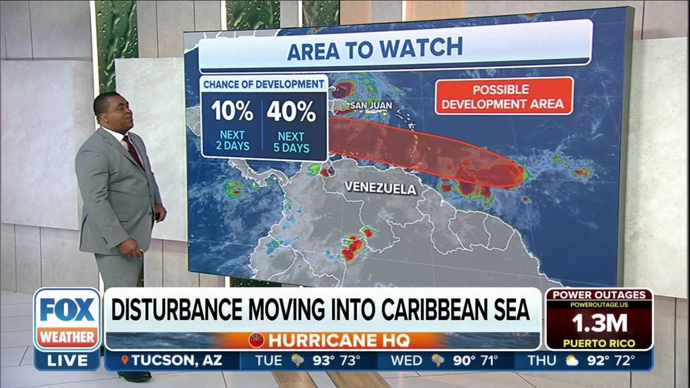 NHC Tracking Tropical Disturbance moving into Caribbean Sea | Latest ...