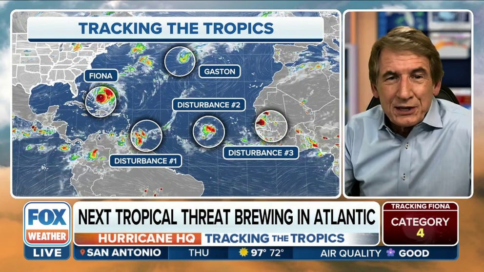 Tracking five tropical systems across the Atlantic | Latest Weather ...