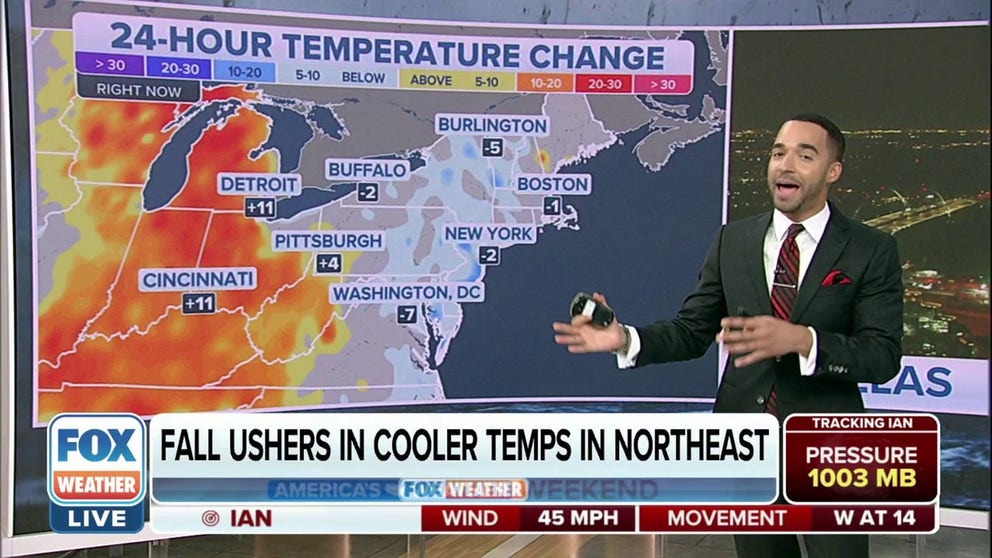 Fall ushers in cooler temps in Northeast | Latest Weather Clips | FOX ...