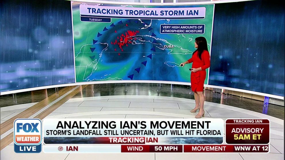 FOX Forecast Center analyzes Tropical Storm Ian’s movements | Latest ...