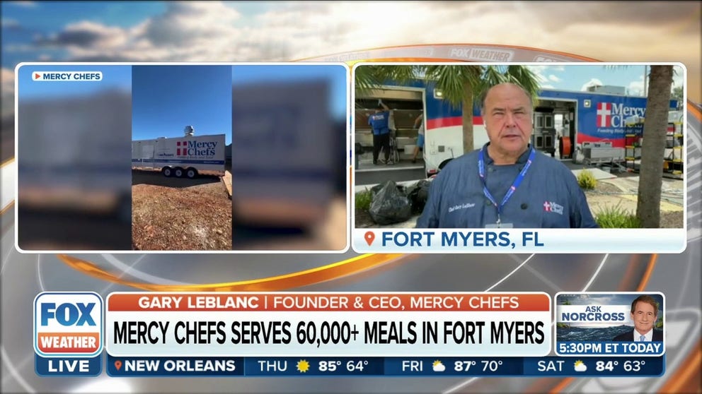 Mercy Chefs serve 60,000+ meals to those affected by Ian in Fort Myers ...