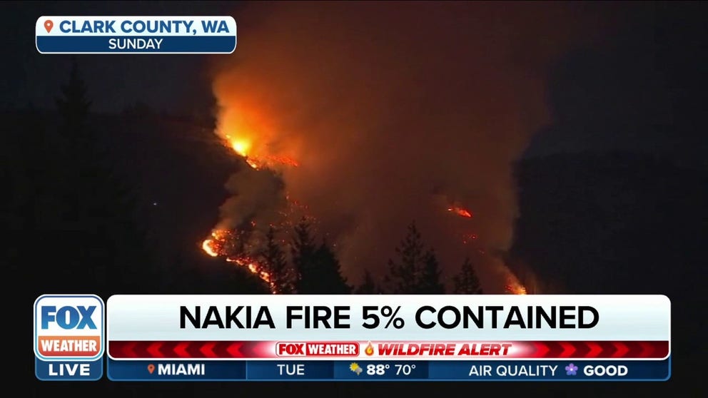Nakia Creek Fire remains at 5% containment, over 1,500 acres | Latest ...