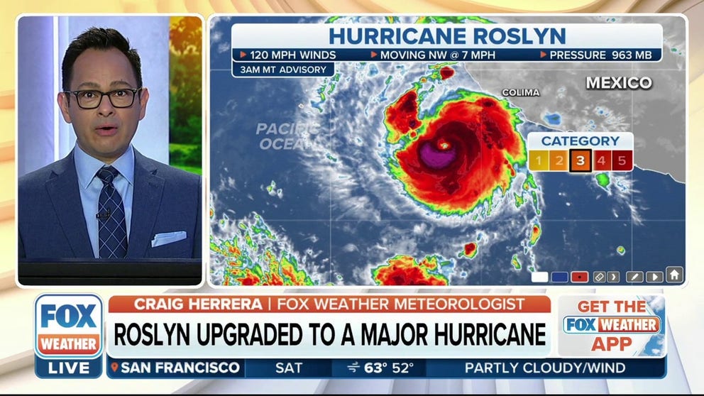 Roslyn upgraded to major hurricane | Latest Weather Clips | FOX Weather