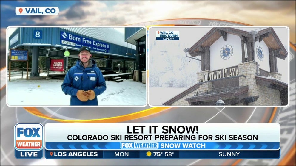Preparations underway for Vail Ski Resort in Colorado to open next ...