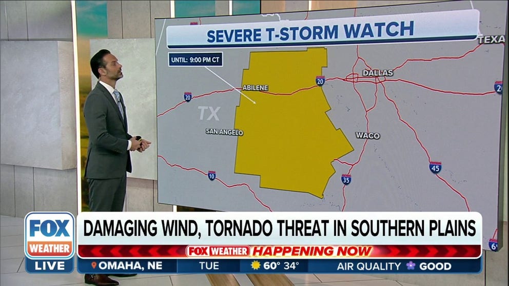 Severe Thunderstorm Watch issued for North Texas | Latest Weather Clips ...