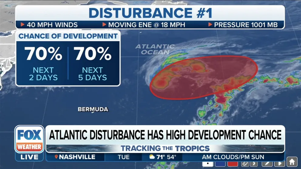 Tropical disturbance in Atlantic could become Martin in next 24 hours ...