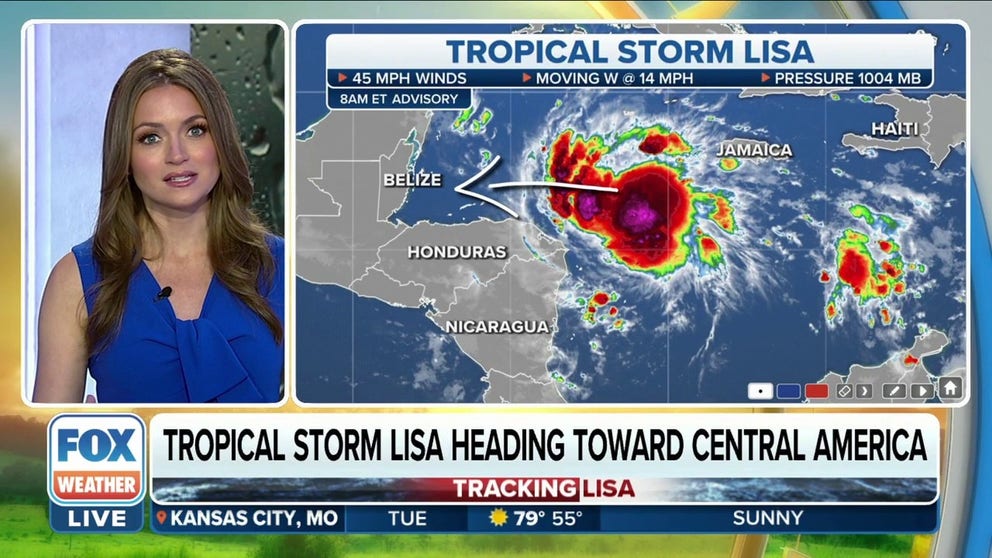 Tropical Storm Lisa likely to intensify in Caribbean on Tuesday ...