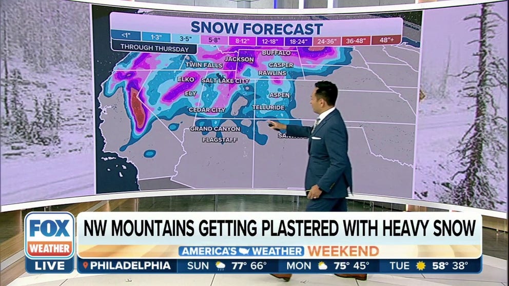 Several feet of snow possible in the mountains across the West | Latest ...