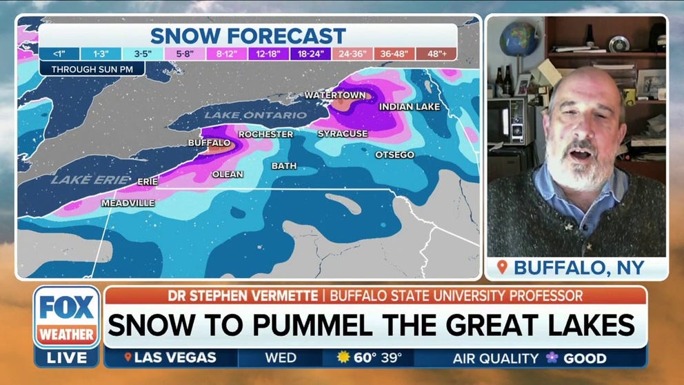 Buffalo sees intense snowstorms in November due to warmer lake temps ...