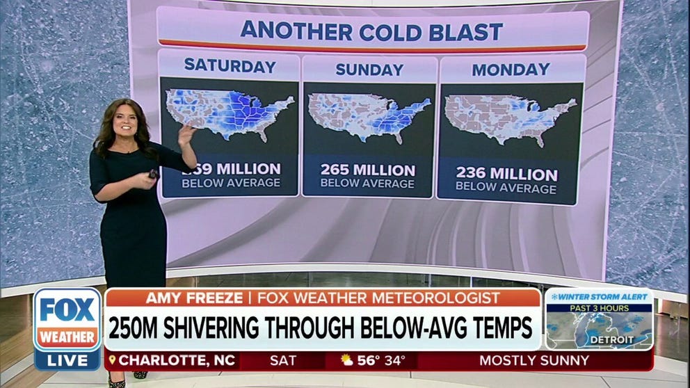 Cross-country cold: Blast of arctic air puts smackdown on temps ...