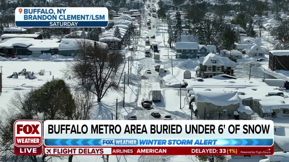 Buffalo metro area buried under 6 feet of snow | Latest Weather Clips ...