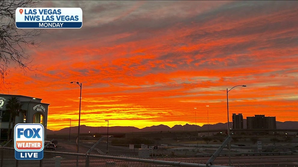 Sunrise snapshot from Las Vegas, Nevada | Latest Weather Clips | FOX ...