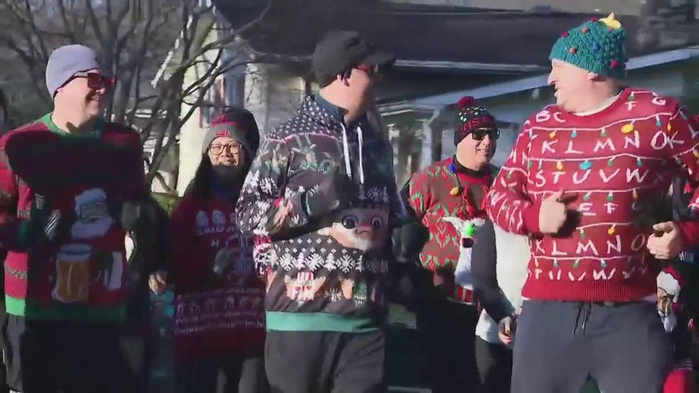 Ugly Christmas sweaters on the run | Latest Weather Clips | FOX Weather