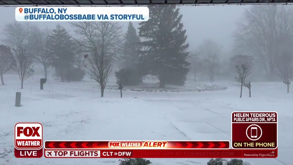 Buffalo airport closes as blizzard brings visibility down to zero ...